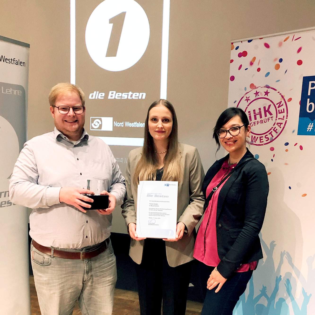 IHK Ehrung Industriekauffrau