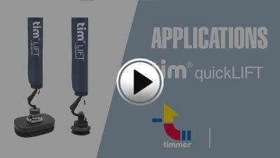 quickLift vacuum tube lifter with one-hand operation