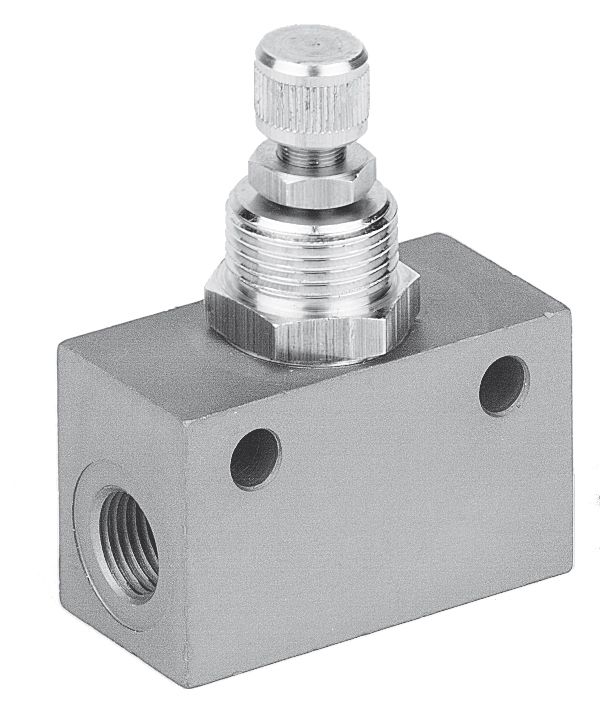 L-DRV-VA - Throttle check valve - block