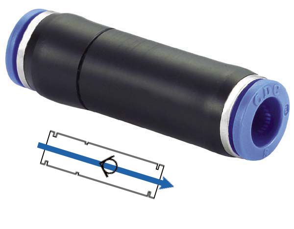 B-RGV-KU - Check valve straight connector