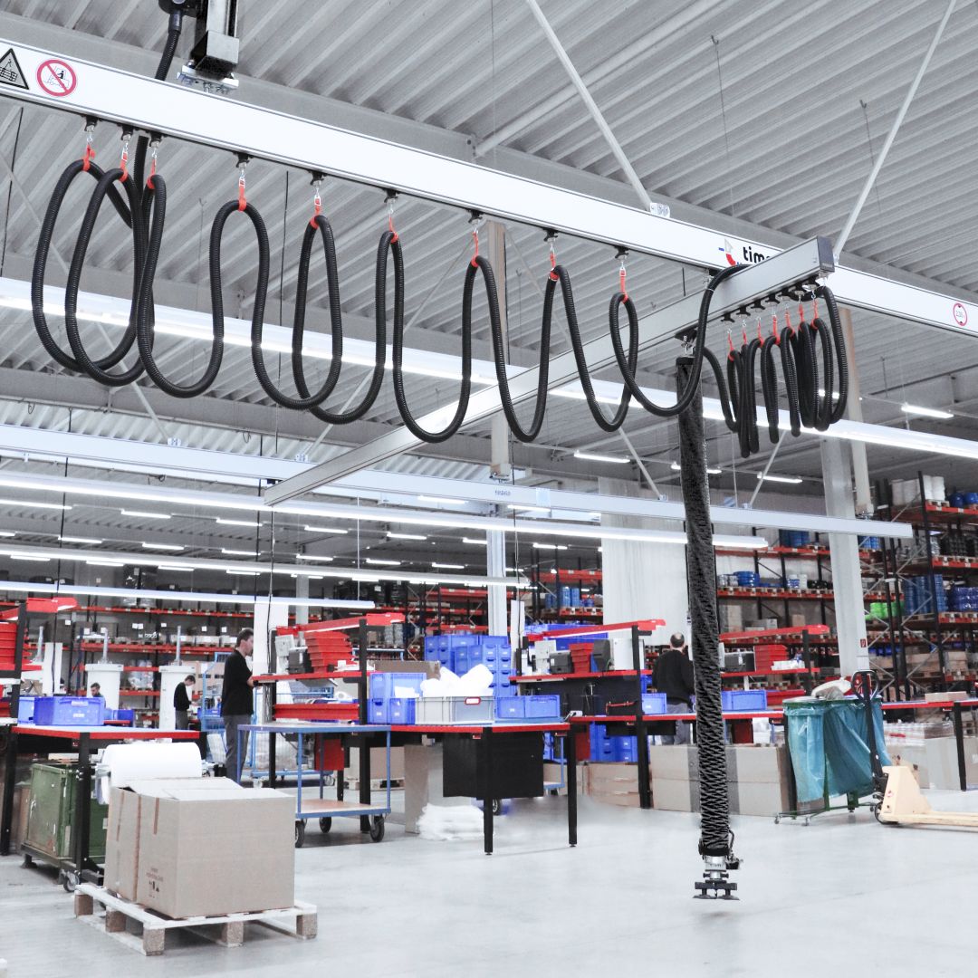 Cranes, rail system, pillar mounted-, wall mounted jib crane